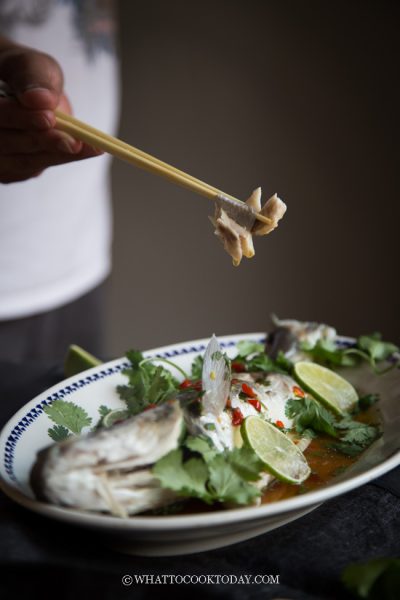 Thai-Style Steamed Lemon Whole Fish