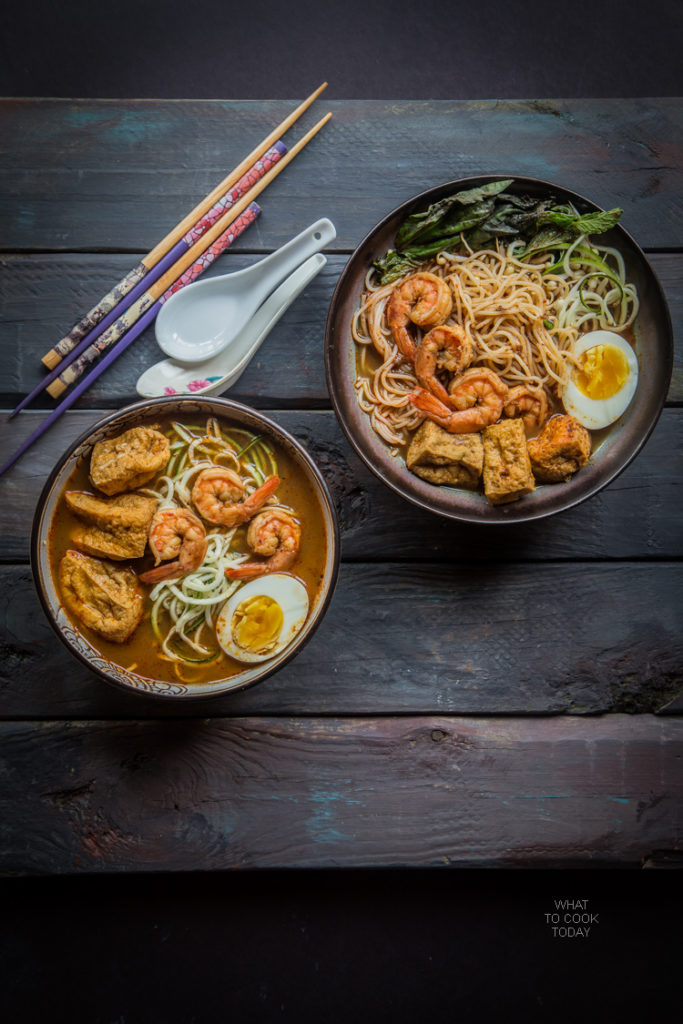 Easy Shrimp Red Curry Zoodles
