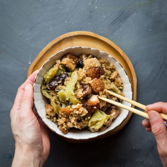 Easy Hong Kong Baked Cheesy Pork Chop Fried Rice