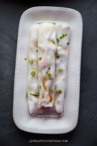 Homemade Cheung Fun (Steamed Rice Noodle Rolls)- 5 Ways