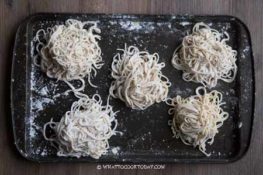 Chinese Egg Noodles/ Wonton Noodles (Mee Pok / Mee Kia) - from scratch