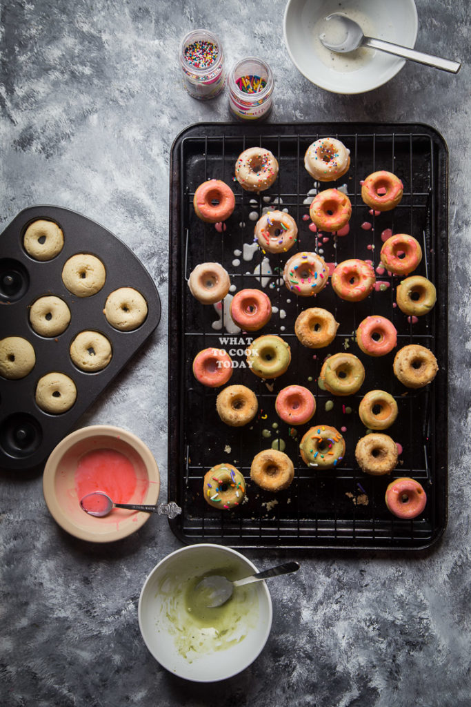 Vanilla Beans Mini Baked Donuts - What To Cook Today