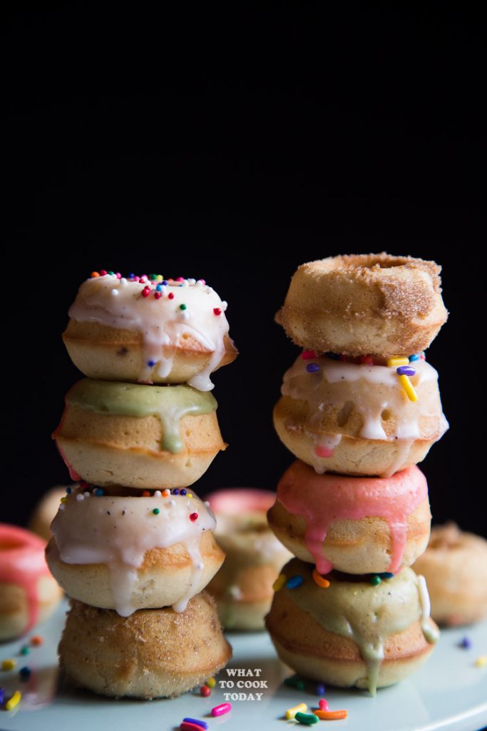Vanilla Beans Mini Baked Donuts - What To Cook Today