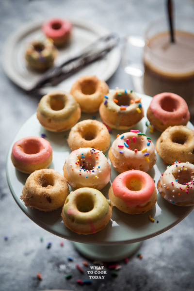 Vanilla Beans Mini Baked Donuts - What To Cook Today