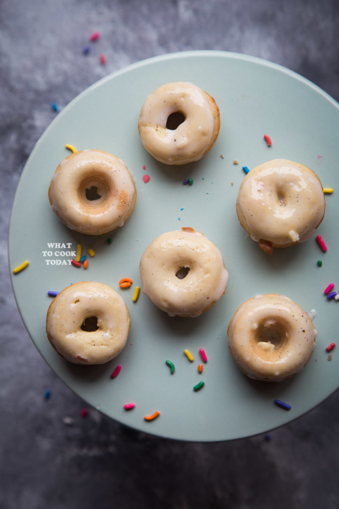 Vanilla Beans Mini Baked Donuts - What To Cook Today