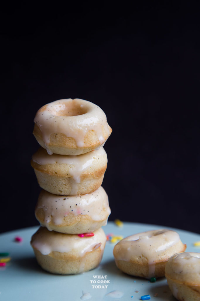 Vanilla Beans Mini Baked Donuts - What To Cook Today