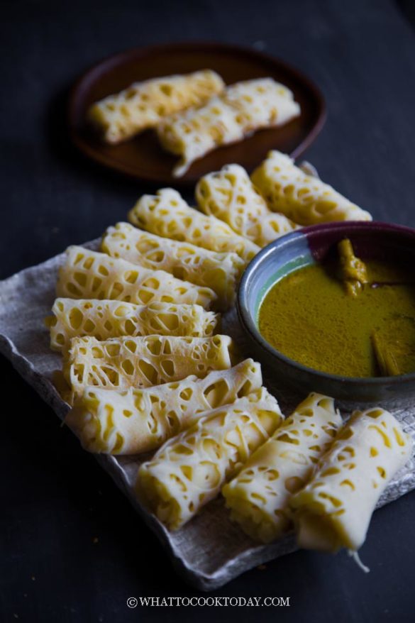 How To Make Roti Jala (Net Crepes) - No special dispenser needed