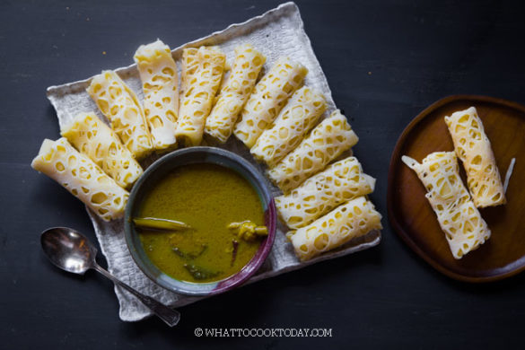 How To Make Roti Jala (Net Crepes) - No special dispenser needed