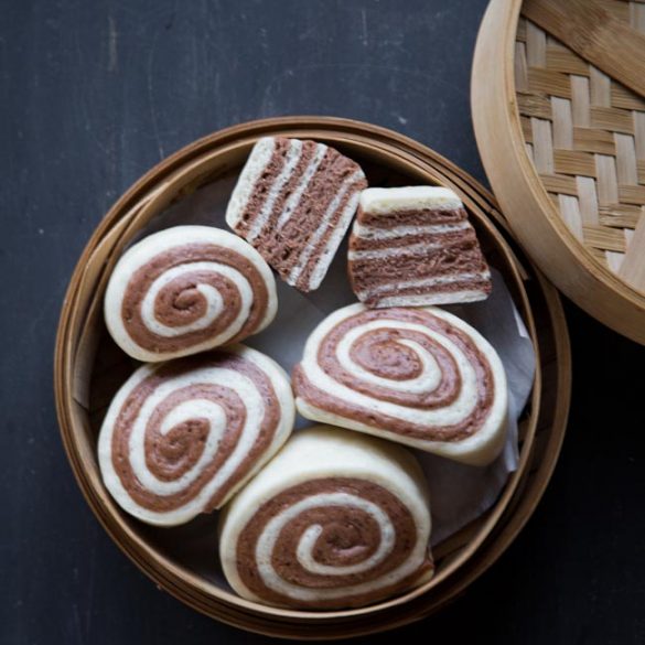 Soft and Fluffy Pumpkin Hua Juan (Flower Steamed Buns) - What To Cook Today