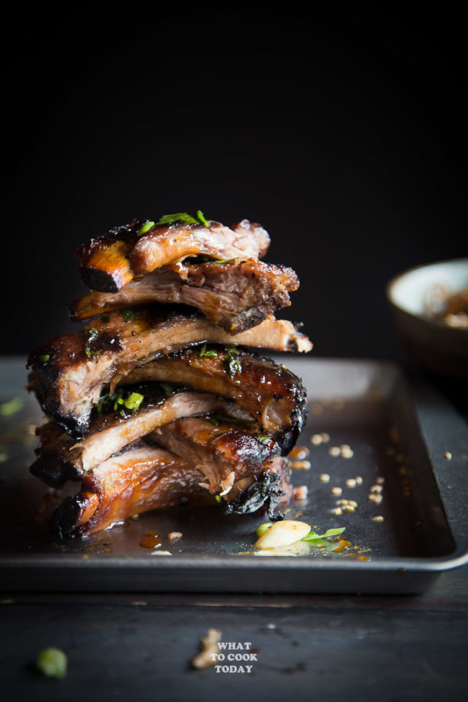 One-hour Miso Honey Pork Ribs and Soba Noodle Salad - What To Cook Today