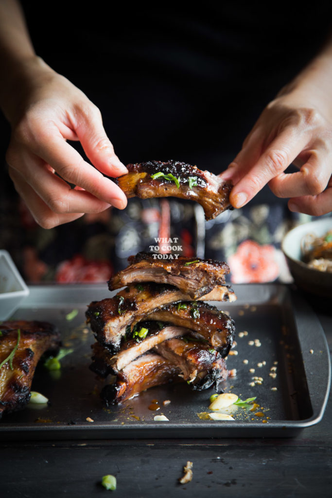 One-hour Miso Honey Pork Ribs and Soba Noodle Salad - What To Cook Today