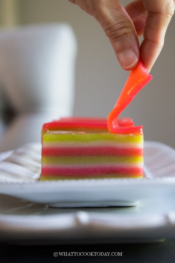 Gao Teng Kueh / Jiu Ceng Gao (九层糕) / Steamed Kue lapis