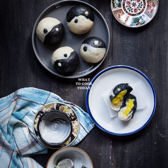 Dou Sha Bao (Red Bean Paste Steamed Buns)