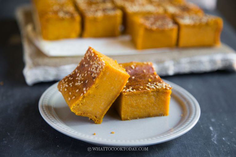 Bingka Labu Kuning Bakar (Malay Baked Pumpkin Cake)