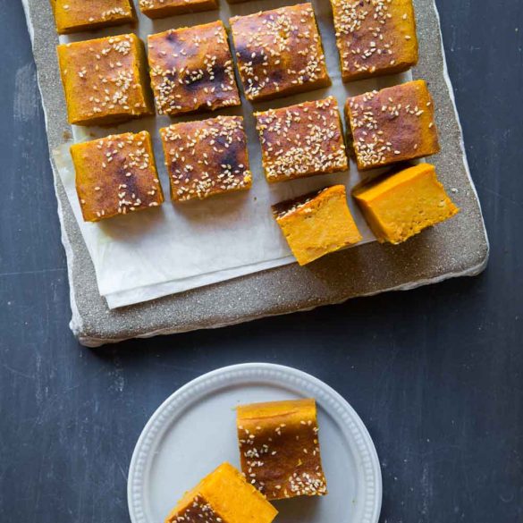 Indonesian Putu Bambu (Steamed Rice Cake in Bamboo)