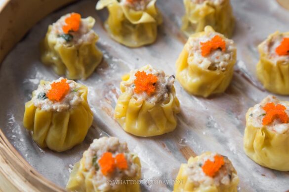 Pork and Shrimp Dumplings (Shu mai/Siu Mai)