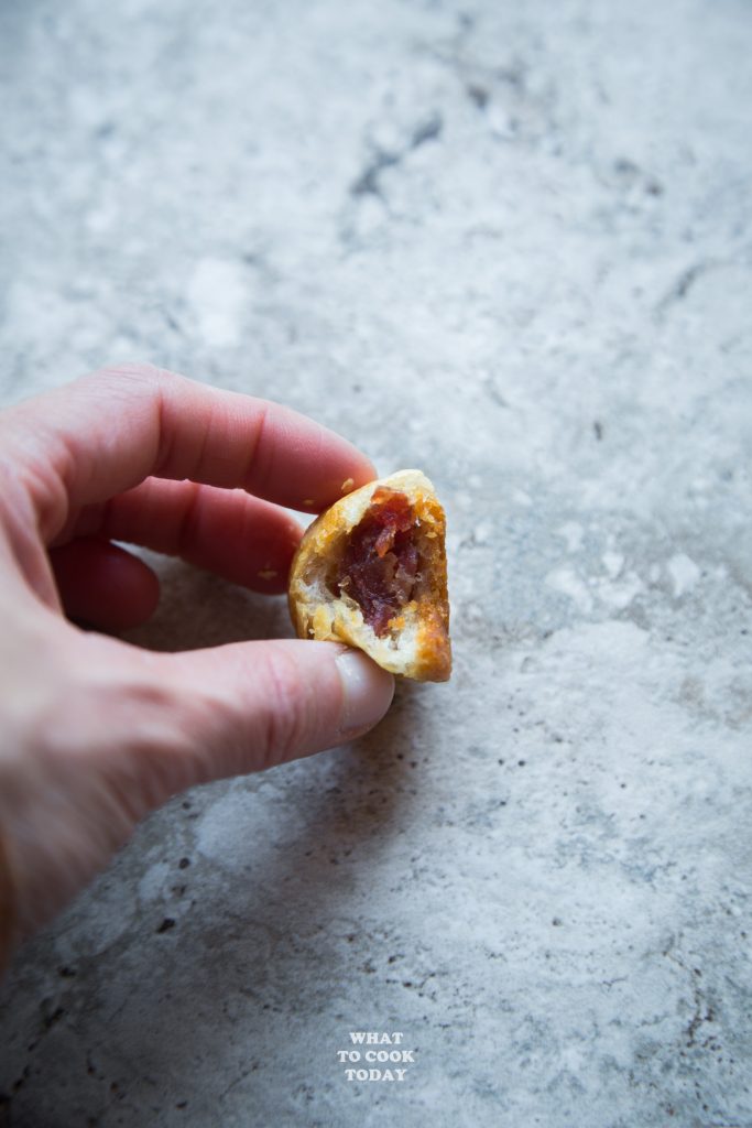 Mini Lap Cheong Sausage Pigs in a Blanket - What To Cook Today