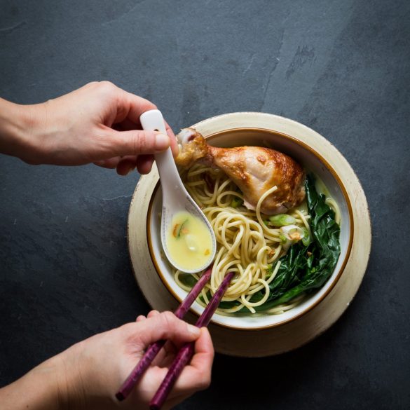 Hakka Minced Meat Lau Shu Fun / Loh Shi Fun