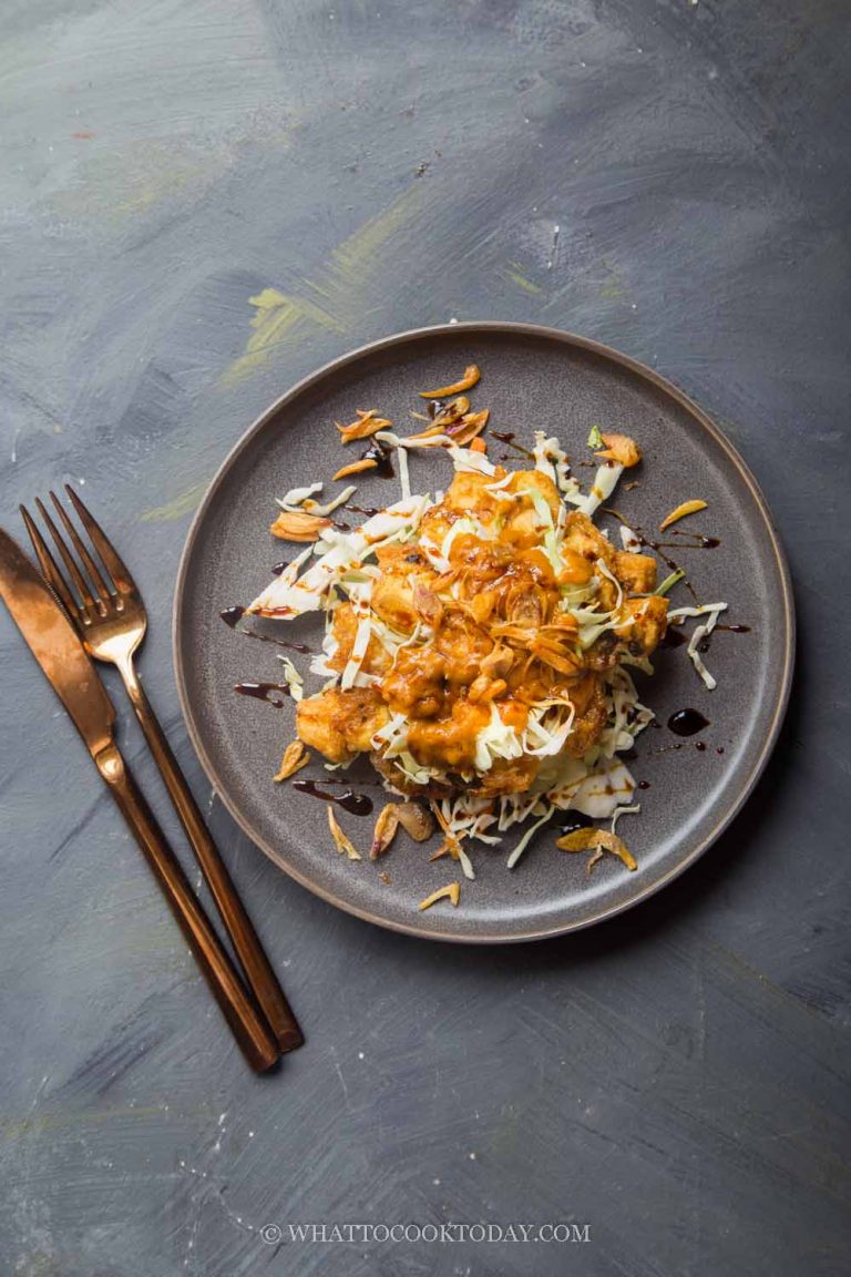 Tahu Telur / Tauhu Telur (Indonesian Tofu and Eggs Salad)