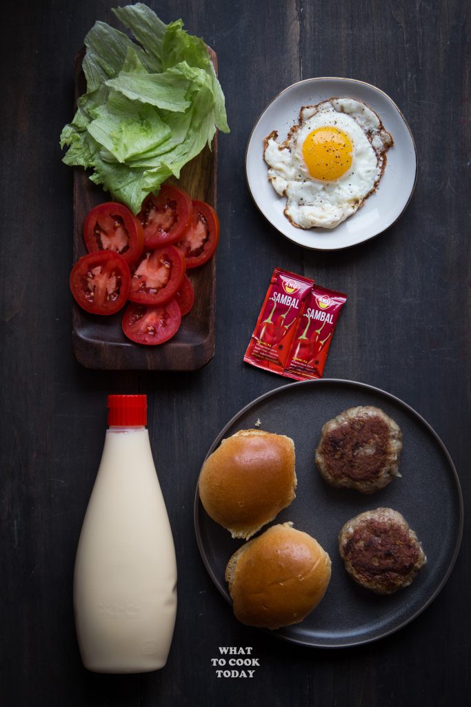 Burger Daging Sapi (Indonesian Beef Burger) - What To Cook Today