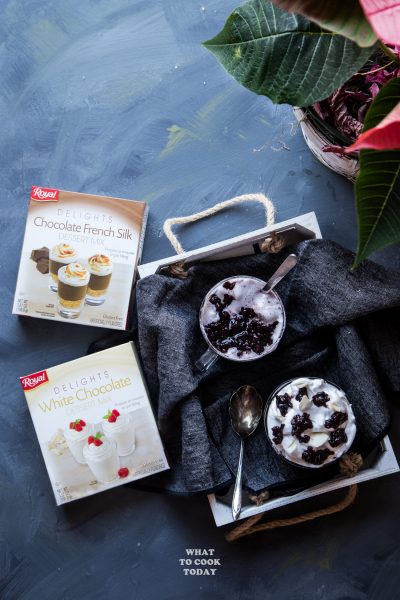 Coconut Black Sticky Rice with White Chocolate Mousse - What To Cook Today