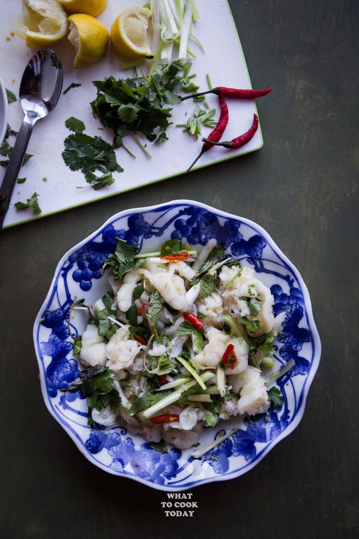 Lao Boneless Chicken Feet Salad (Yum Tien Gai) - What To Cook Today