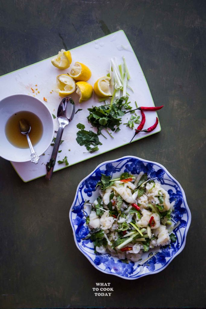 Lao Boneless Chicken Feet Salad (Yum Tien Gai) - What To Cook Today