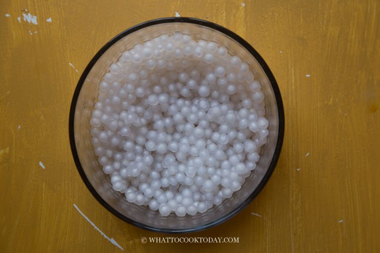 Easy Tapioca Pearls Coconut Milk Dessert (Pressure Cooker or Stove-top)
