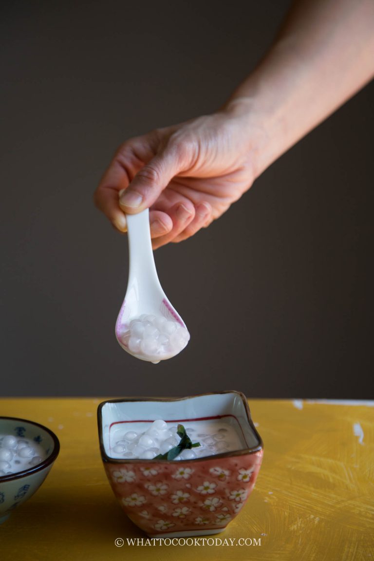 Easy Tapioca Pearls Coconut Milk Dessert (Pressure Cooker or Stove-top)