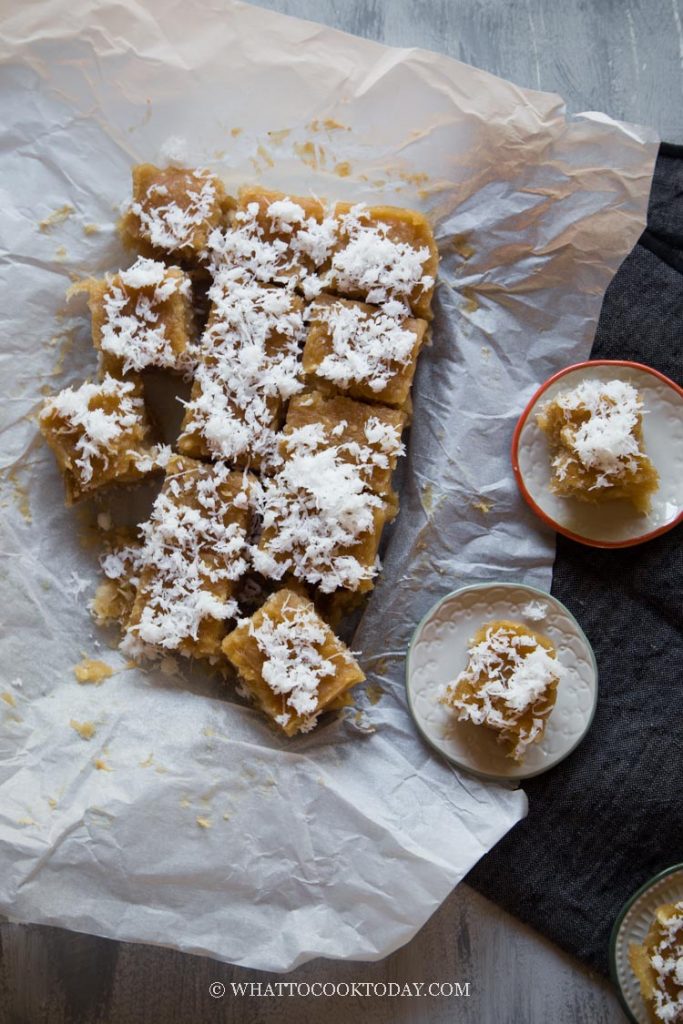 Getuk Singkong Gula Merah (Pressed Cassava Cake)