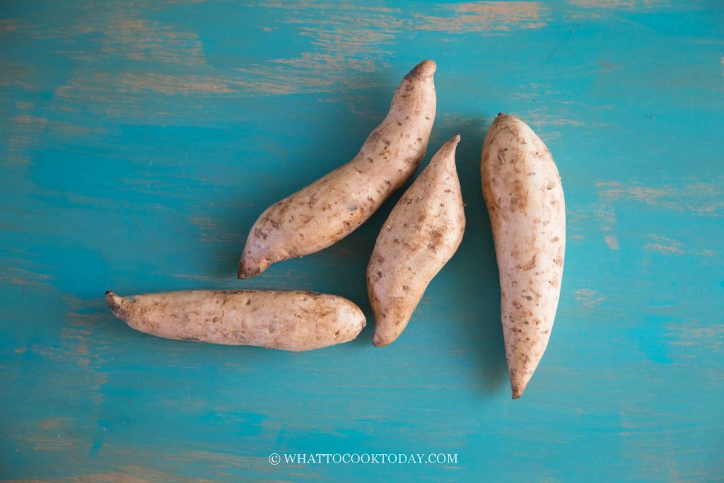 Okinawan Purple Sweet Potato Mochi Cakes with Peanut Fillings