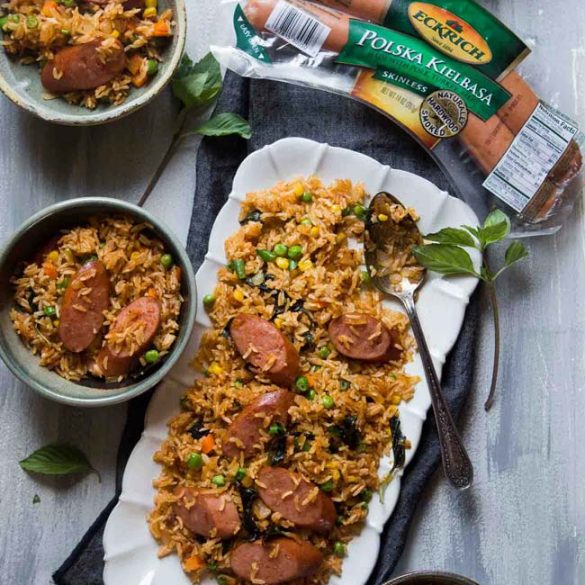 Easy Hong Kong Baked Cheesy Pork Chop Fried Rice