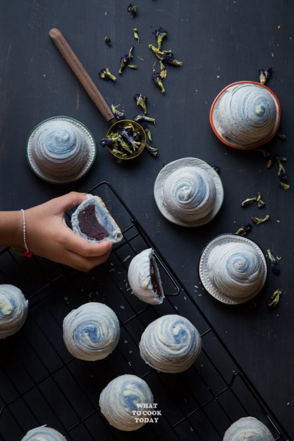 Teochew Red Bean Spiral Thousand Layer Mooncake