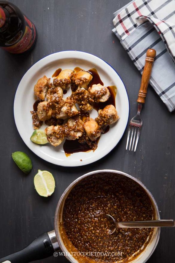 Batagor (Fried Dumplings with Peanut Sauce)