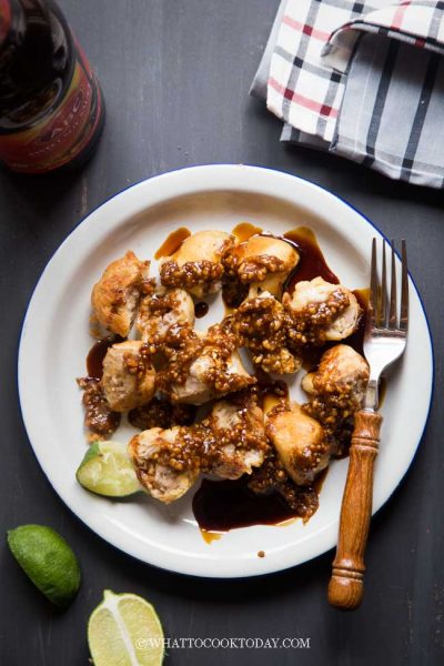 Batagor (Fried Dumplings with Peanut Sauce)