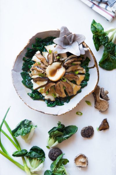 Braised Abalone with Bok Choy (with Pressure Cooker)