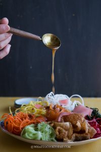 How To Prepare Yu Sheng / Yee Sang /Prosperity Toss Salad