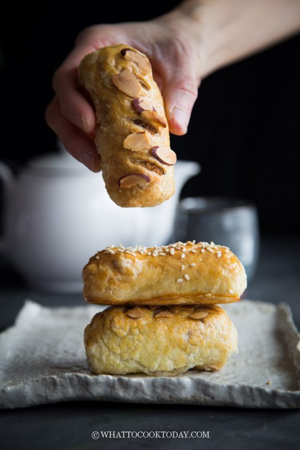 Super Easy Baked Nian Gao Puff Pastry (3 filling combo)
