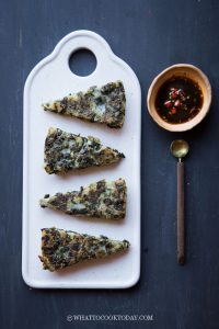 Kanom Gui Chai Tod (Thai Pan-fried Chive Cakes)