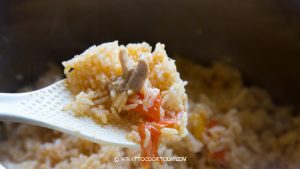 Easy Tom Yum Chicken Rice (Instant Pot or Rice Cooker)