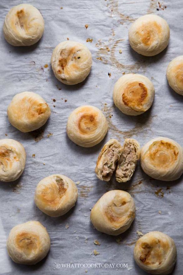 The Flakiest Suzhou Pork Mooncake Ever! (For Real!)