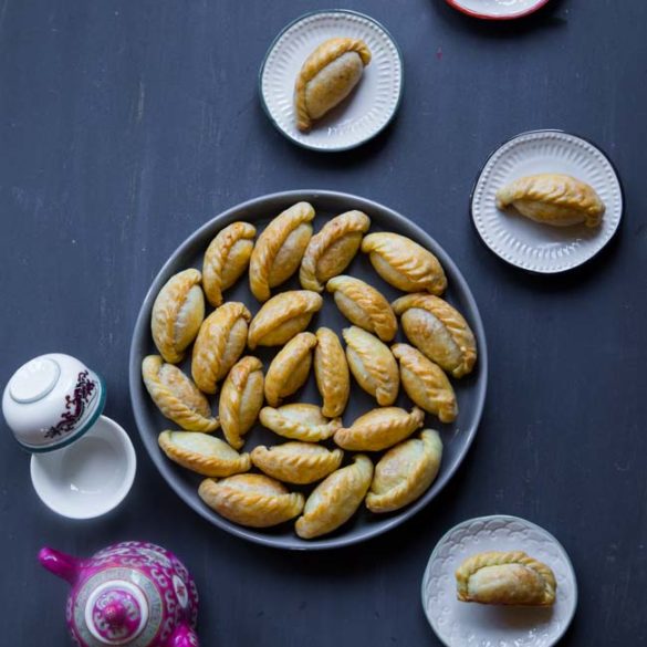 Biskut Arab Susu/ Kuih Makmur / Ghee Peanut Cookies (Eggless)