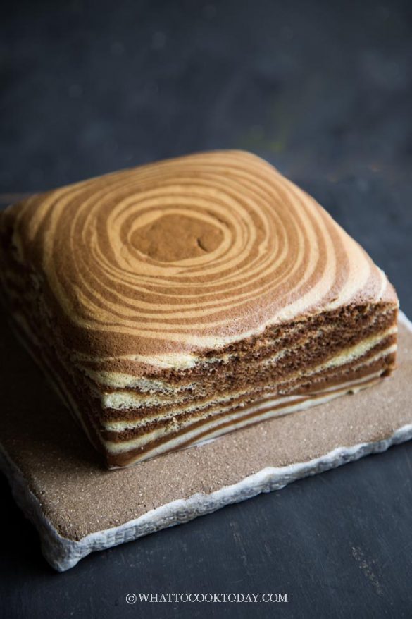The Softest Zebra Ogura Xiang Si Cake (Mocha Flavor)