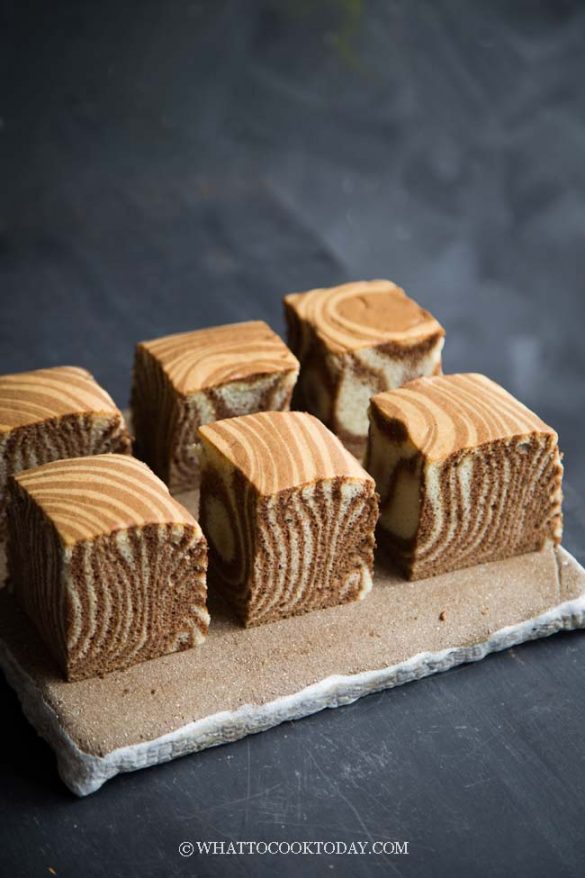 The Softest Zebra Ogura Xiang Si Cake (Mocha Flavor)