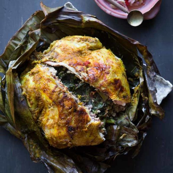 Ayam Betutu Bali (Balinese Spiced Chicken)