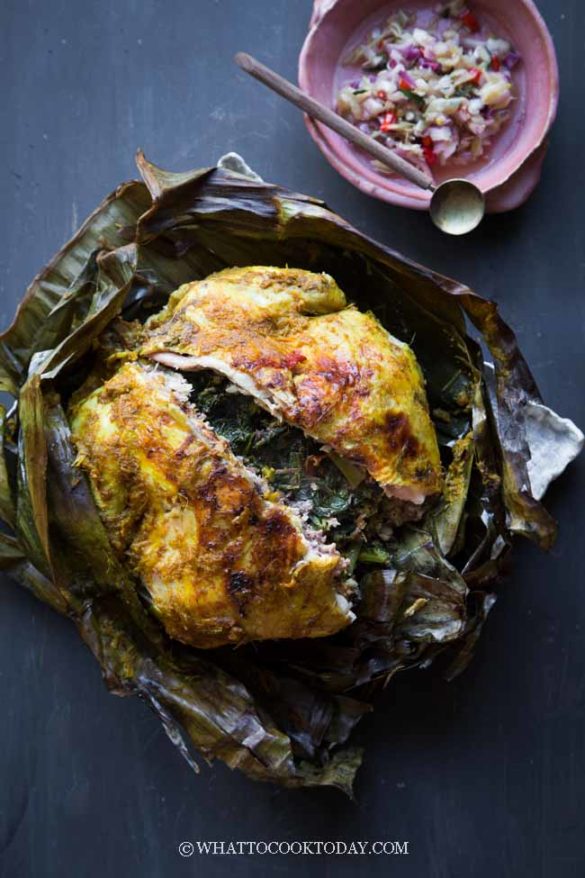 Ayam Betutu Bali (Balinese Spiced Chicken)