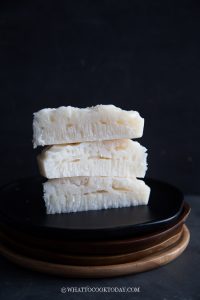 Bai Tang Gao - Pak Thong Koh (Chinese White Honeycomb Cake)