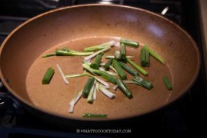 Pan-Fried Cheung Fun Rice Noodle Rolls with Eggs