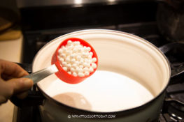 Easy Large Pearl Tapioca / Sago Pudding (with coconut milk)