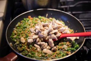How To Make Lawar Ayam (Balinese Long Bean Coconut Chicken Salad)